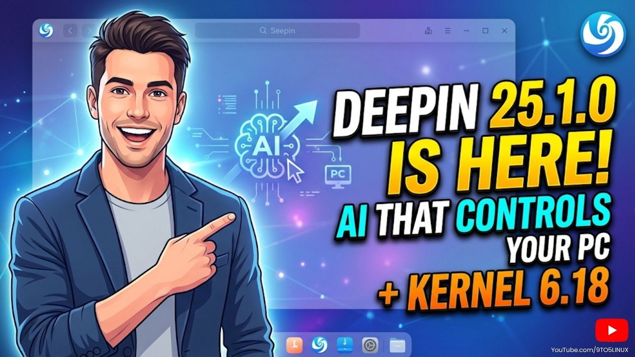 deepin 25.1.0 Is Here: AI That Controls Your PC + Kernel 6.18!