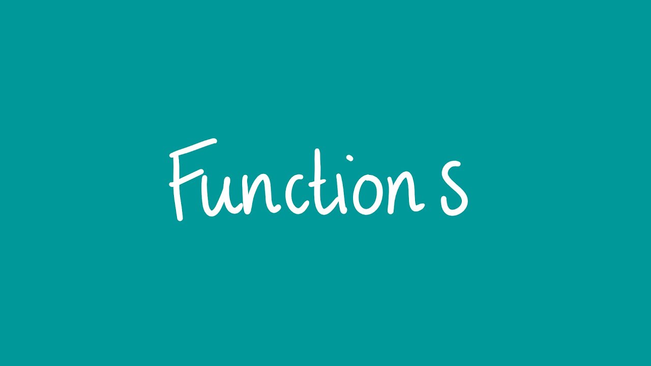 Functions | Unit 1 and 2 VCE Maths Methods