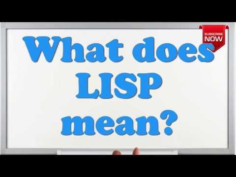 What is the full form of LISP?