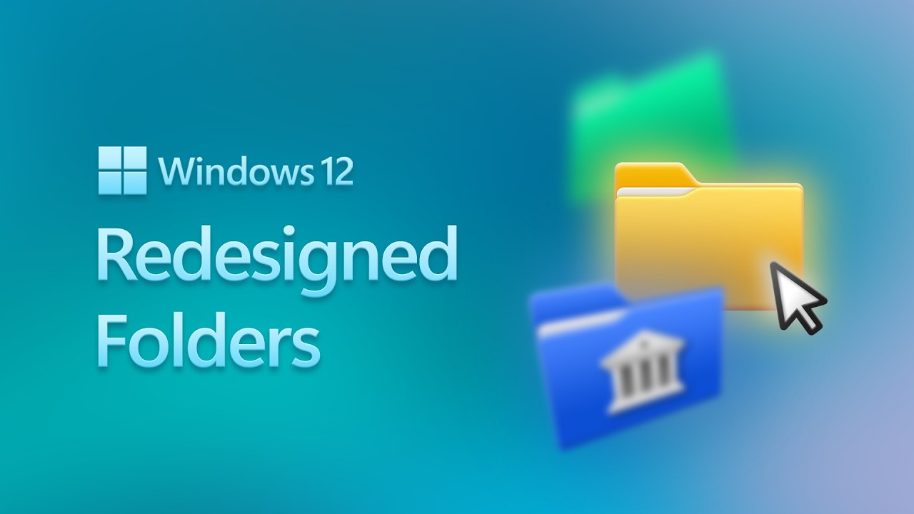 I Redesigned Windows 12 Folders, and It Changed Everything!