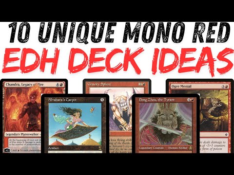 10 Unique Mono Red Commander Ideas: EDH Deckbuilding