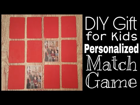 DIY Gift for Kids • Match Game