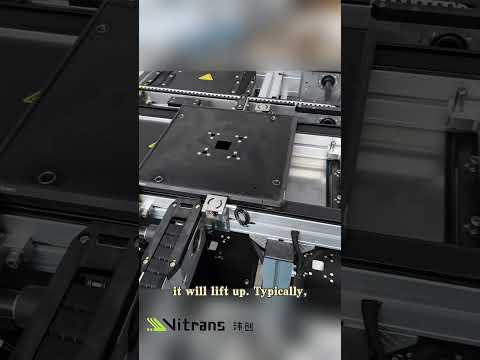 Hello,today, I’d like to introduce our lift and locate. #conveyors #conveyorsystems #palletconveyor