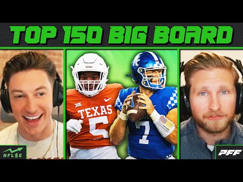 Connor & Trevor's Top 150 Big Board for the 2023 NFL Draft | NFL Stock Exchange
