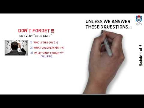 Outbound COLD Calls (1 of 6 Modules) : By Joe Mohan, IIMTS