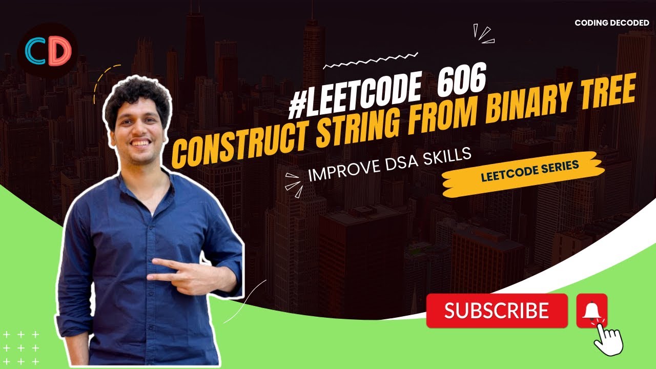 Leetcode 606 Construct String from Binary Tree | Tree Traversal