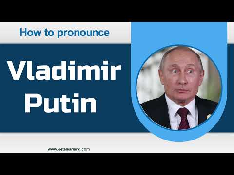 How to Pronounce Vladimir Putin in English Correctly