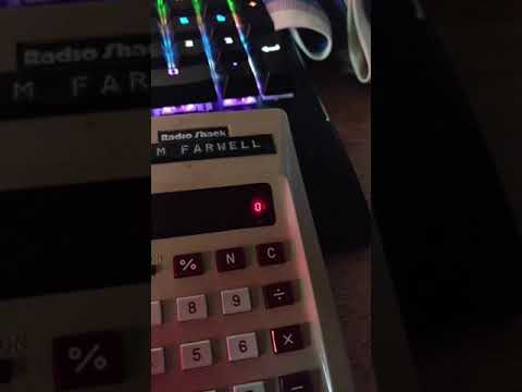 Divide by Zero 70s Vintage Calculator