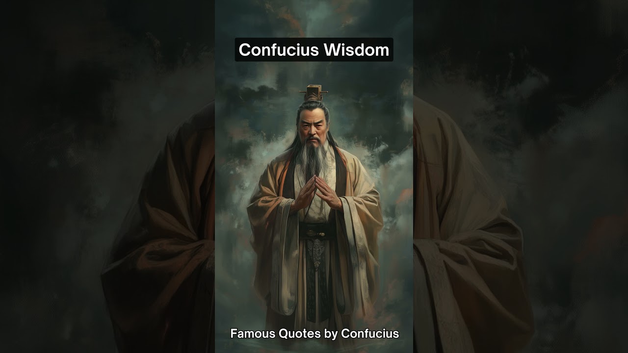 Confucius’ Wisdom: The superior man is modest in his speech,