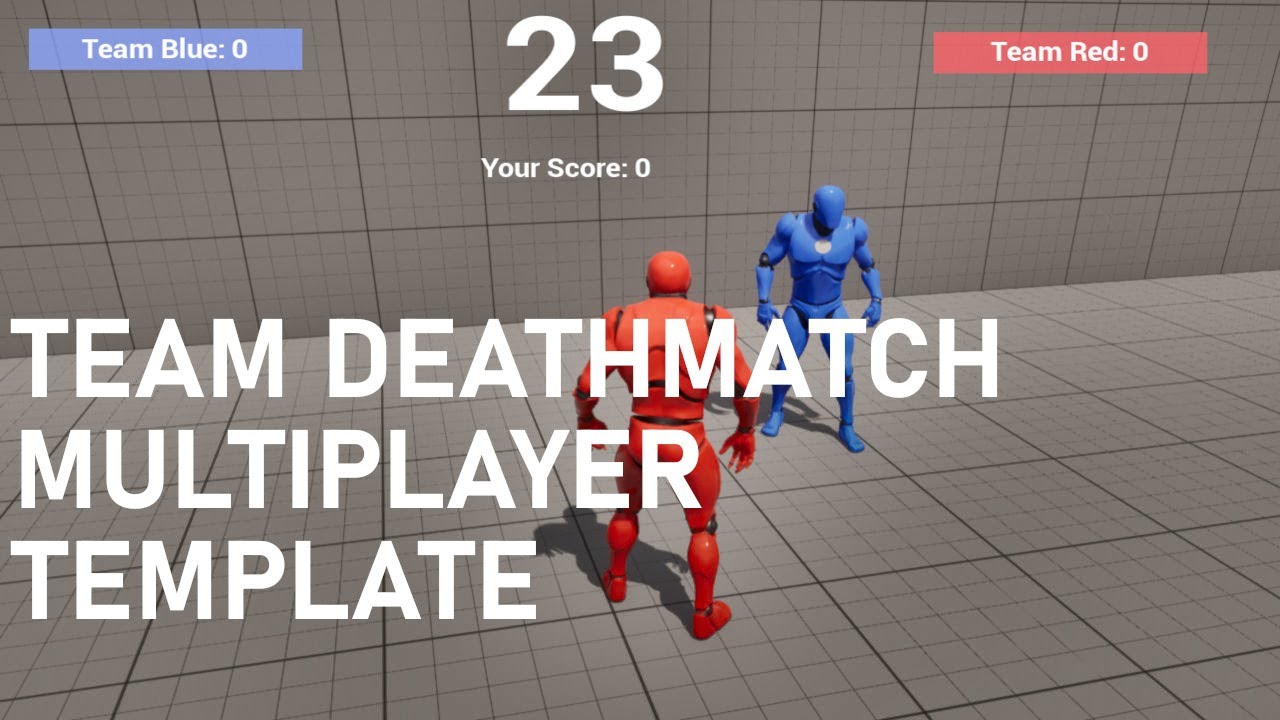 Multiplayer Team Deathmatch Project Template For Unreal Engine 5