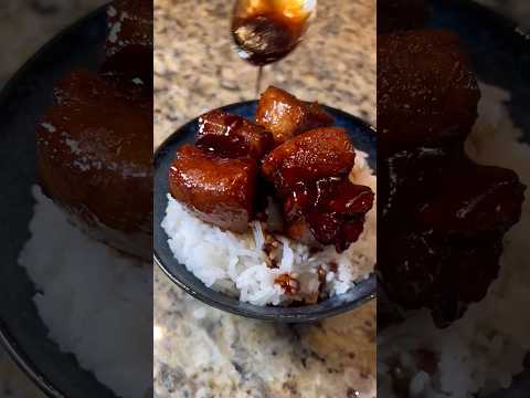 Chinese red braised pork belly ❤️