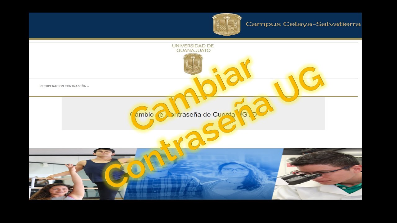 Cambiar contraseña UG