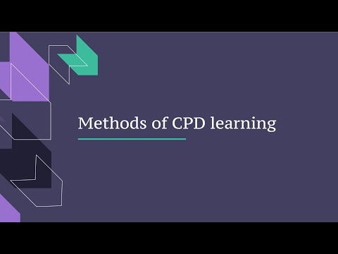 Different methods of CPD learning – how can I learn?