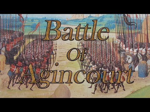 Battle of AGINCOURT 1415 | King HENRY V | Hundred Years' War | St. Crispin's Day | England vs France