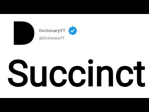 Succinct Meaning in English