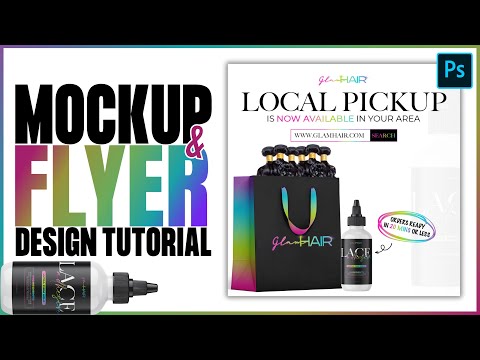 Mockup + Flyer Design Tutorial | Photoshop Tutorial