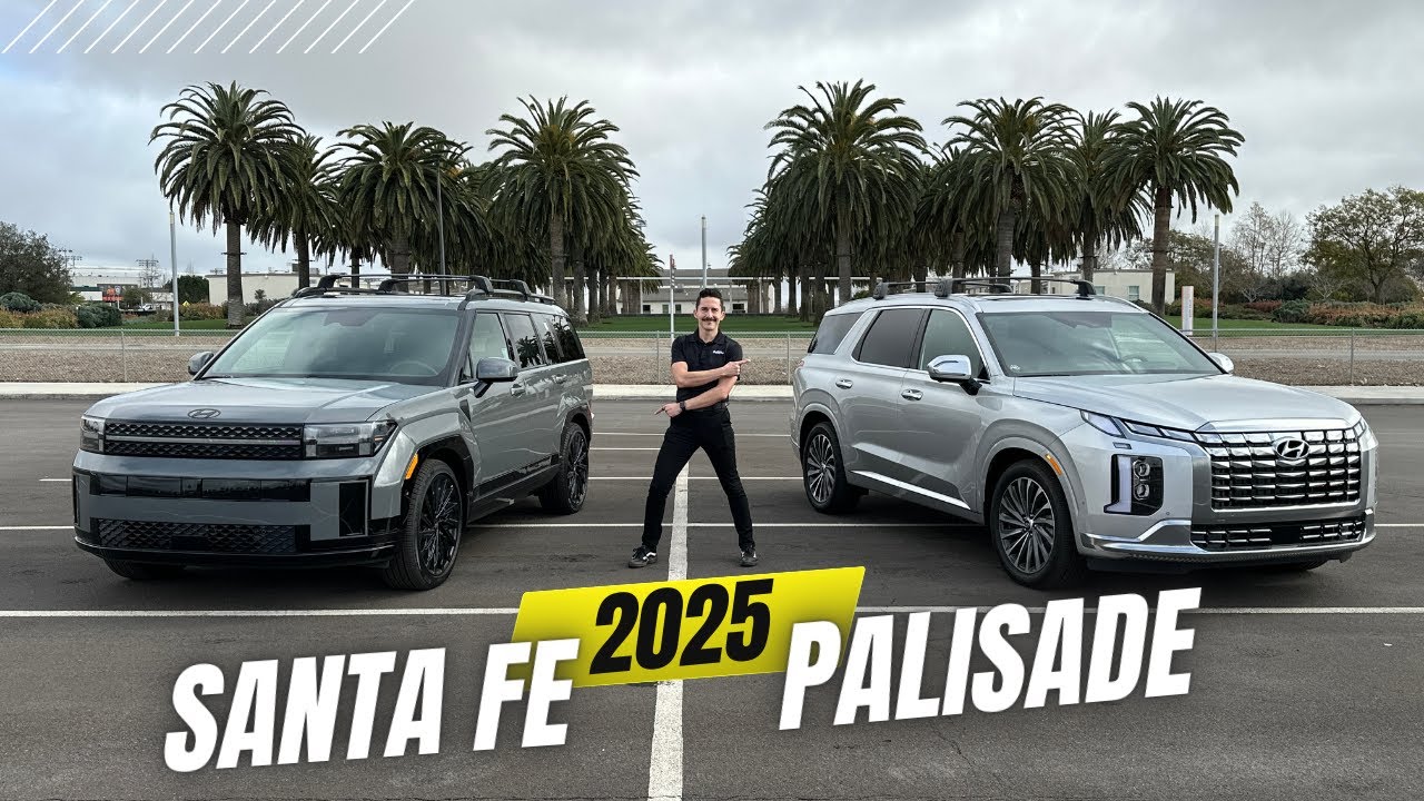 2025 Hyundai Santa Fe vs. Palisade | Which 3-Row SUV is Right for You?
