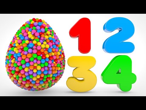 Learn numbers 1-10 with Sand #countingnumbers123, #learnwithcolors , #Colorssong123, numberrhymes