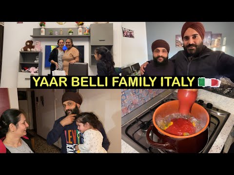 Yaar belli family italy ( italy vlog punjabi | hindi )