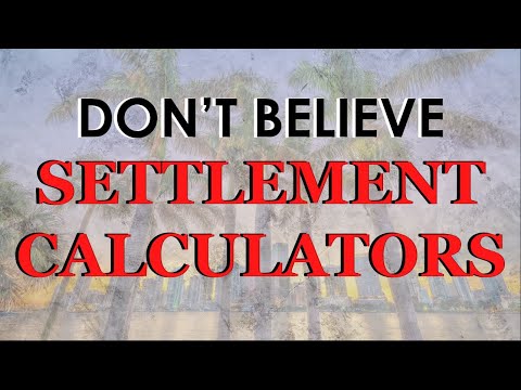 Personal Injury Settlement Calculator - Why Settlement Calculators Are Not Accurate
