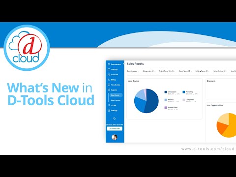 What's New in D-Tools Cloud - April 2025