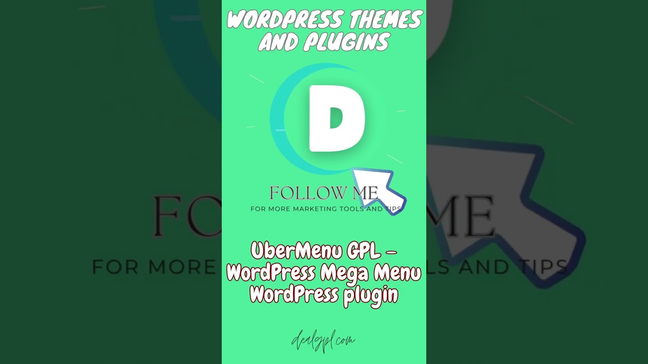 UberMenu GPL – WordPress Mega Menu WordPress plugin