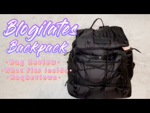 Blogilates Backpack | Target | Bag Review | What Fits? First Impression | RaqReviews