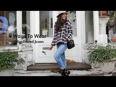 4 Ways To Wear Boyfriend Jeans | Fall