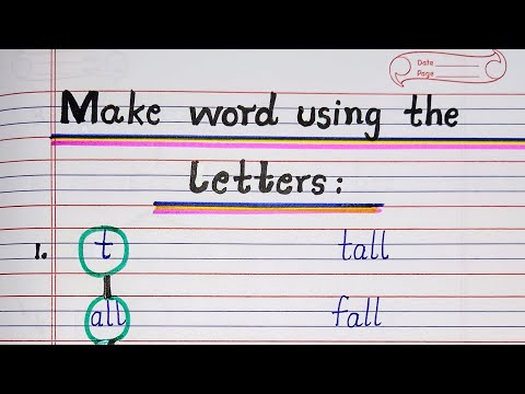 Make word using the letters