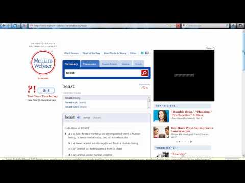How to Use the Merriam-Webster Open Dictionary