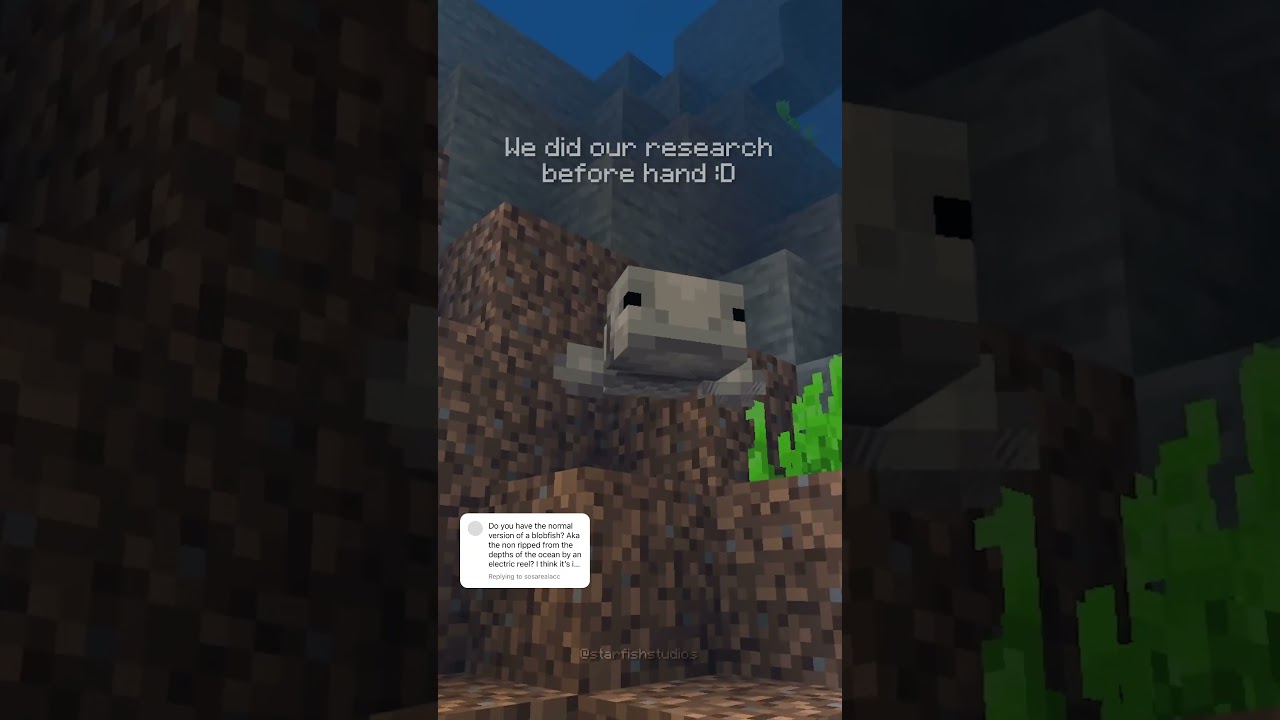 Blobfish in Minecraft | Naturalist Update Teaser