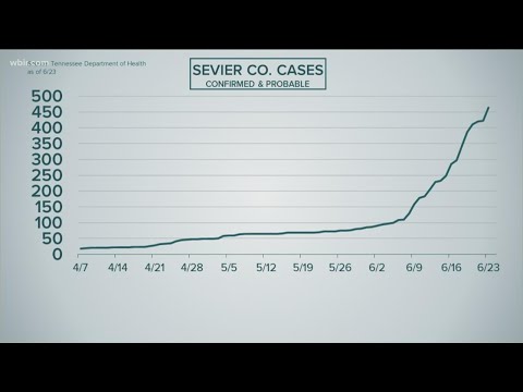 Sevier Co. reports 42 new cases