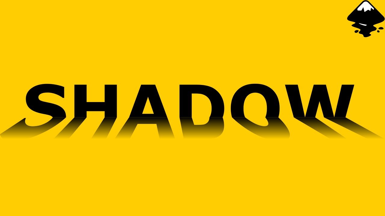 Shadow Reflection Text Effect in Inkscape