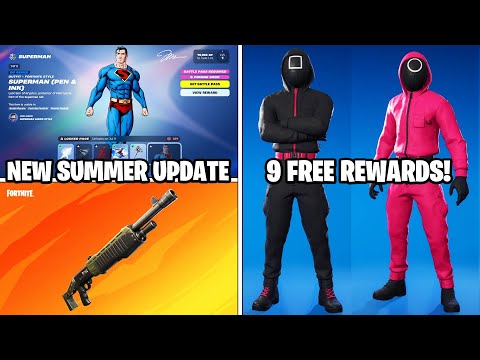 *NEW* Fortnite Summer Update! (ALL FREE REWARDS!)