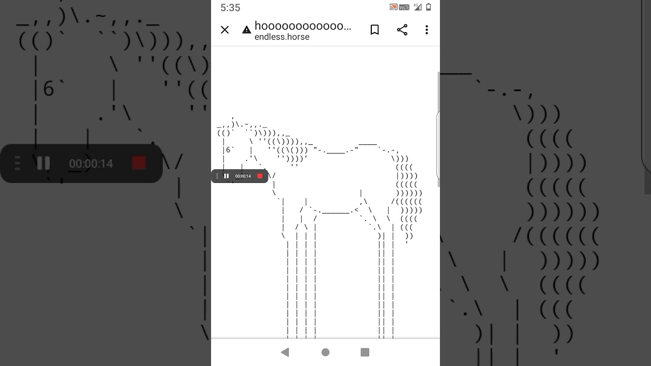 Endless horse GOOGLE TRICK, If you can see the end please comment below. 💯💯.