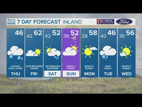NEWS CENTER Maine Weather Video Forecast