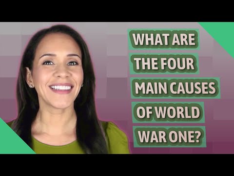What are the four main causes of World War One?