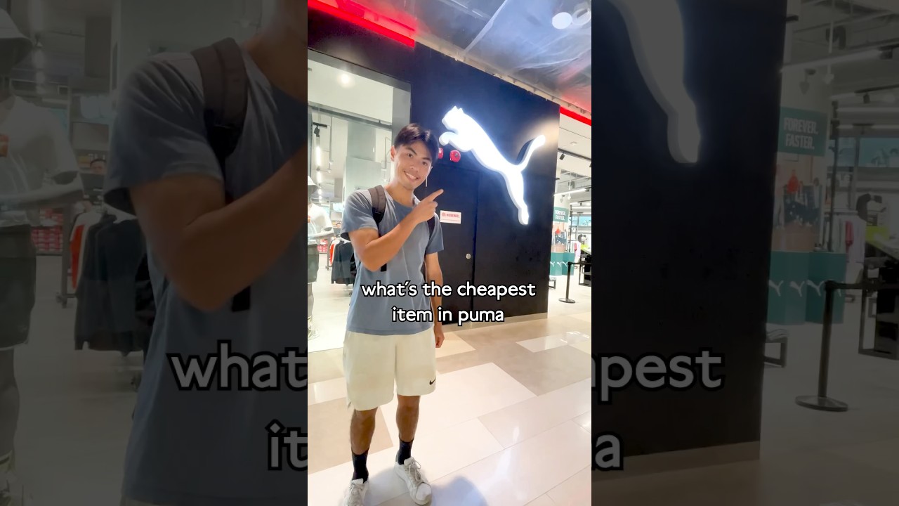 What’s the Cheapest Item In Puma?