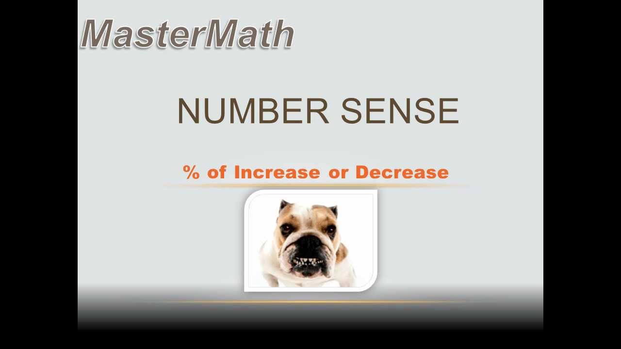 Number Sense - Percent of Increase or Decrease: 7th grade math