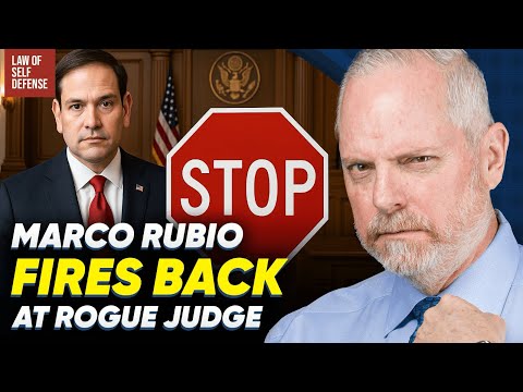 Marco Rubio FIRES BACK At Rogue Judge