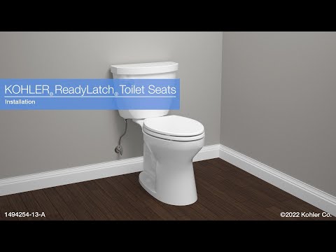 Installation β KOHLER ReadyLatch Toilet Seats