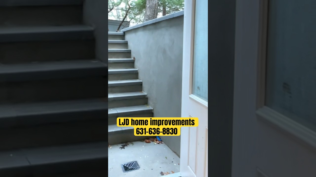 Old Bilco Door Removed — Stunning New Basement Entry Installed | LJD Home Improvements