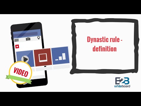Dynastic rule - definition