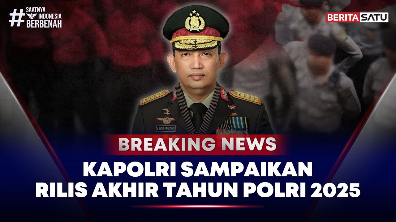 🔴 Breaking News | Kapolri Sampaikan Rilis Akhir Tahun Polri 2025