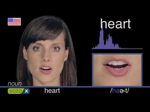 How To Pronounce HEART - American 英語の発音 pronunciación de Inglés 美國英語 Cách phát âm