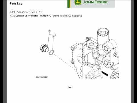 John Deere 4720 parts catalog