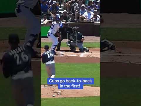 Ian Happ and Kyle Tucker go back-to-back 😮 #MLB #baseball #cubs #homerun #shorts