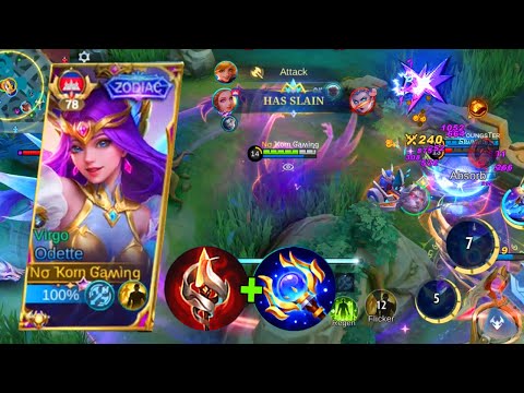 ODETTE NEW 1 SHOT BUILD! (Broken damage)| ODETTE BEST BUILD 2023 | MLBBβ