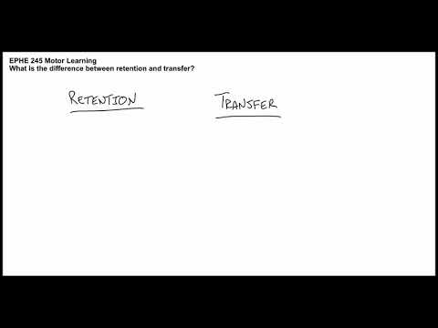 Retention and Transfer