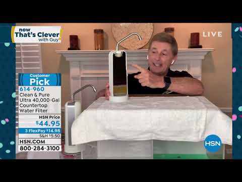 Clean Pure Ultra 40,000Gallon Countertop Water Filter